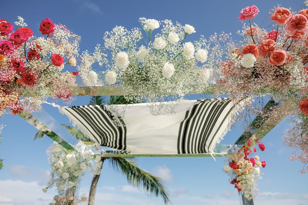 Ceremonia de boda judía de Adam y Alexa en Eden Roc Punta Cana